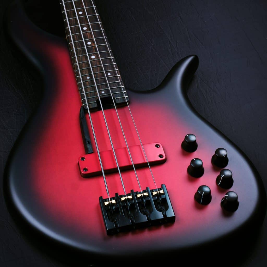 F Bass ACF4 Red Burst Matte | Bass Buddha