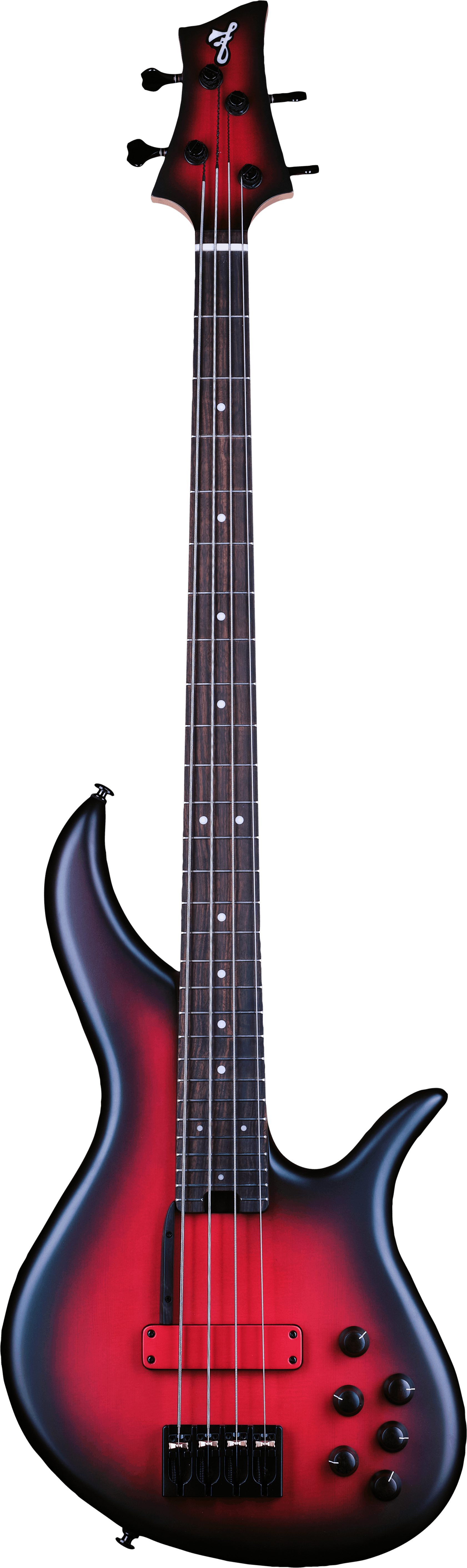F Bass ACF4 Red Burst Matte | Bass Buddha