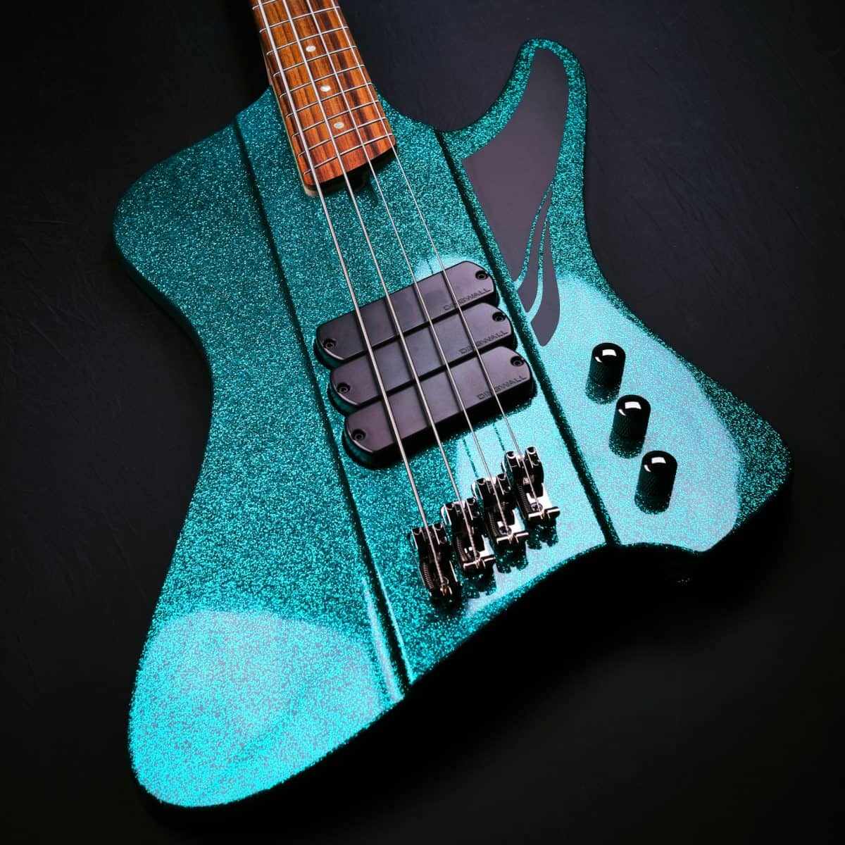 Dingwall D-Roc 4 Standard Gloss Metalflake Aquamarine | Bass Buddha