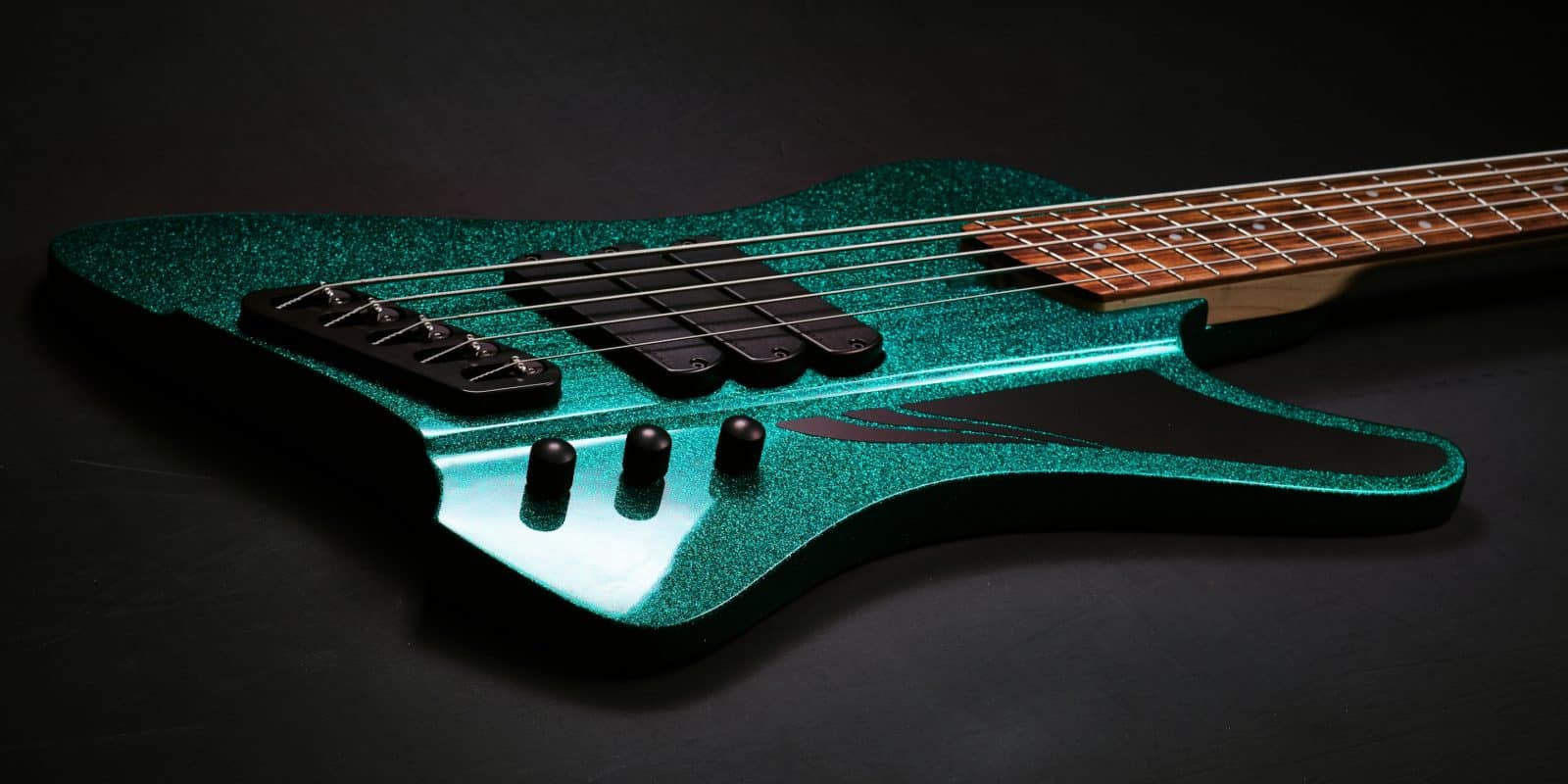 Dingwall D-Roc 5 Standard Aquamarine Metalflake Gloss | Bass Buddha