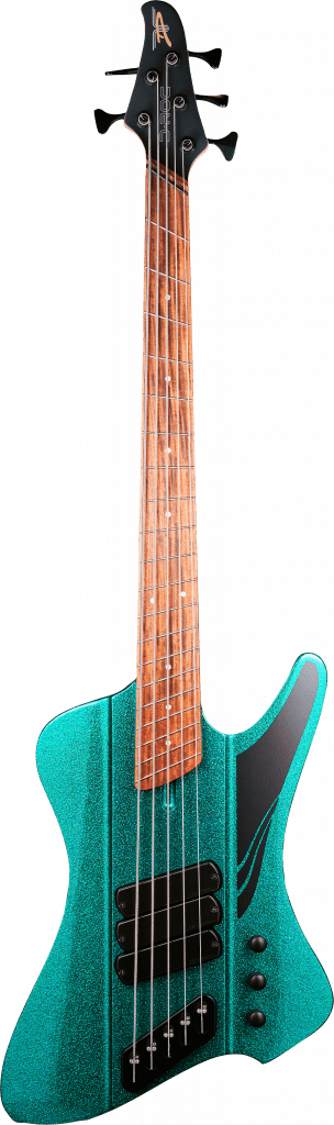 Dingwall D-Roc 5 Standard Aquamarine Metalflake Gloss | Bass Buddha