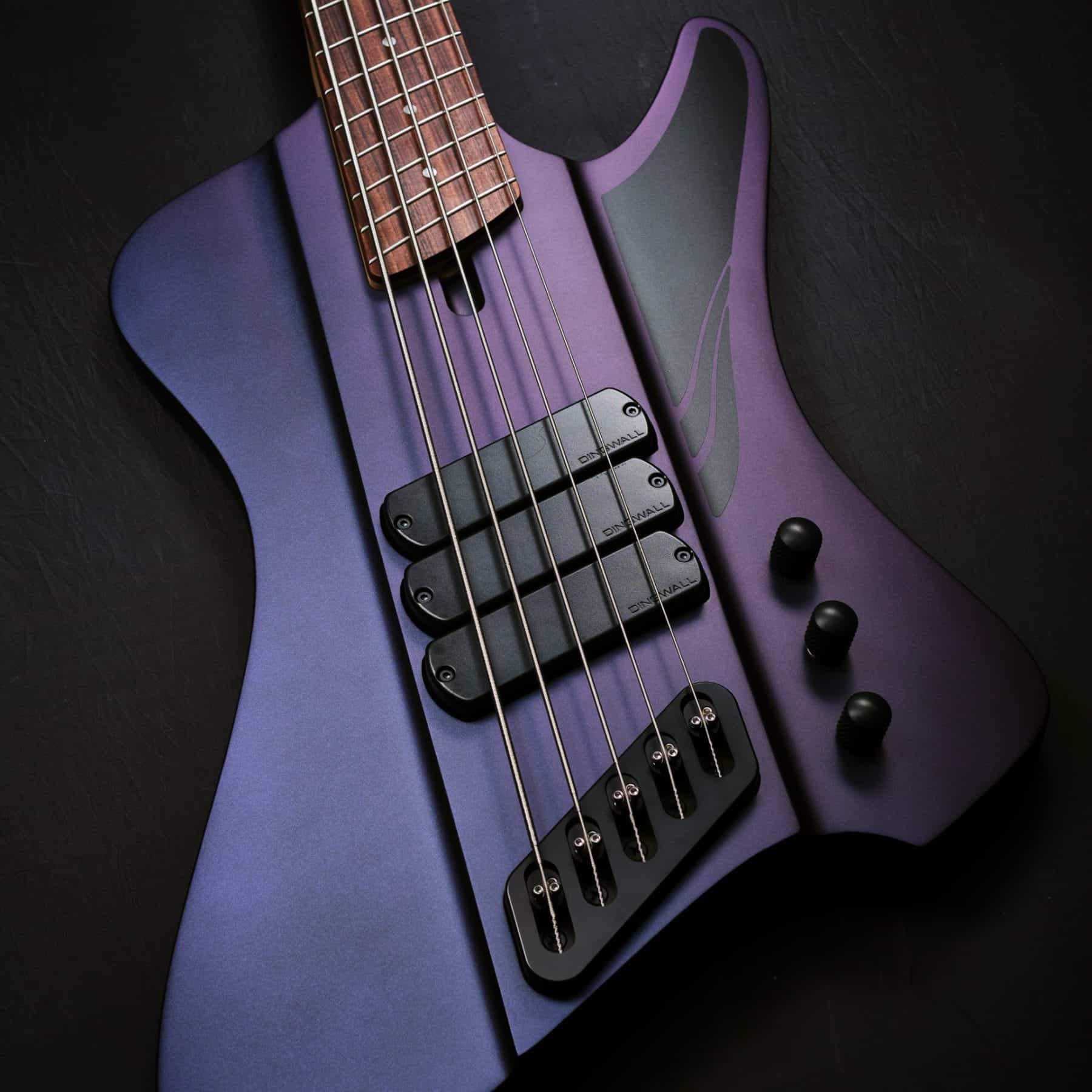 Dingwall D-Roc 5 Standard Matte Blue to Purple Colorshift | Bass Buddha