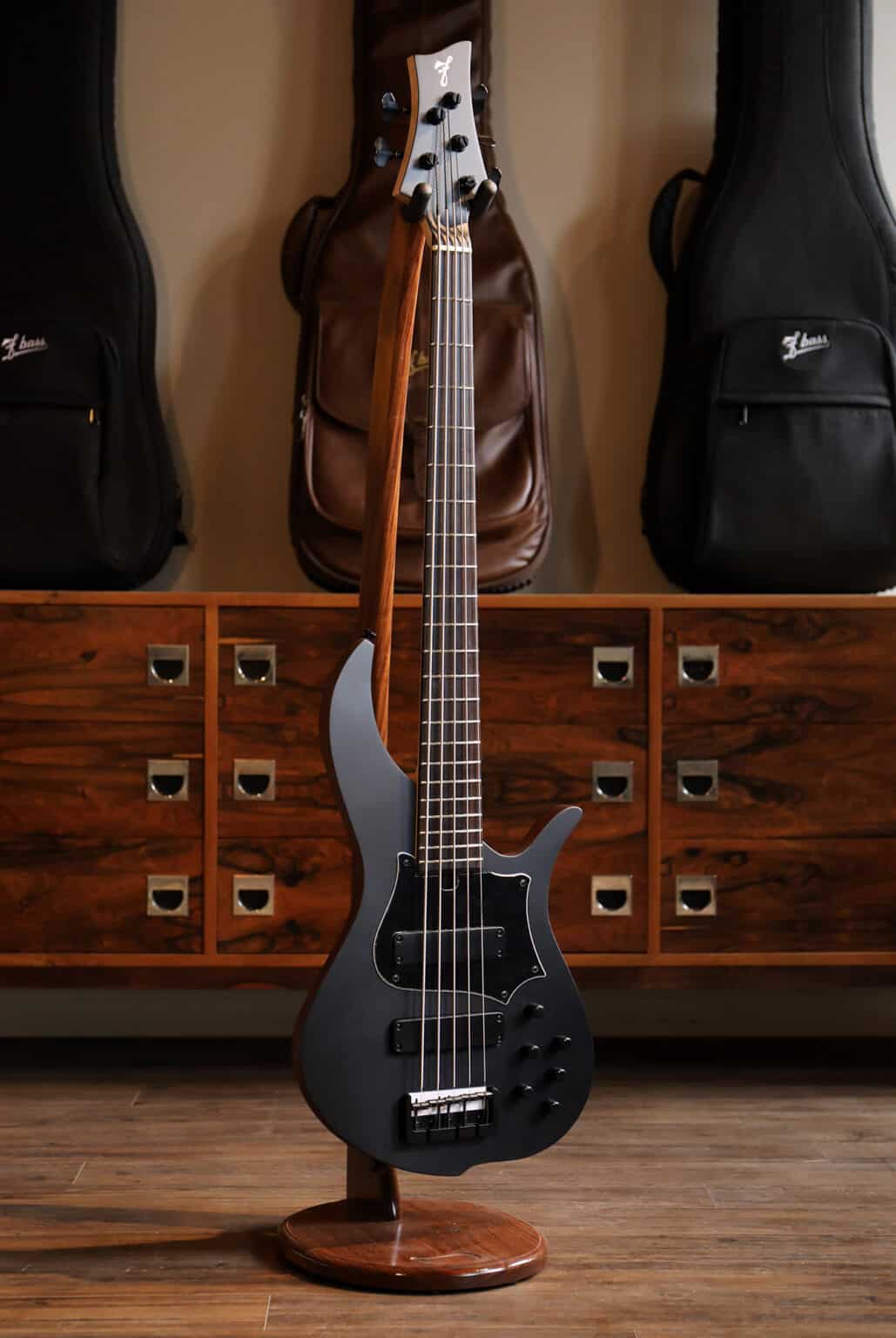 F Bass BN5 Matte Black Flat Face | Bass Buddha