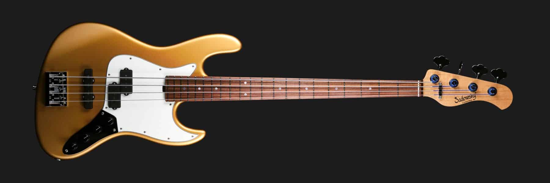 Sadowsky Custom Shop Masterbuilt 21-4 Vintage PJ Solid Firemist Gold ...