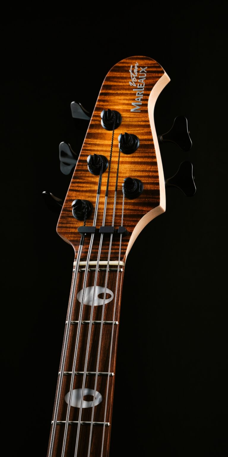 Marleaux Votan Deluxe 5 Flamed Maple Top | Bass Buddha