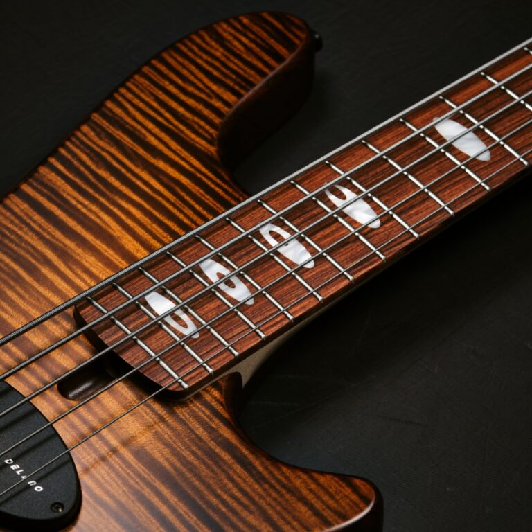 Marleaux Votan Deluxe 5 Flamed Maple Top | Bass Buddha