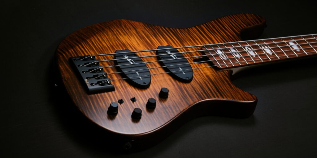 Marleaux Votan Deluxe 5 Flamed Maple Top | Bass Buddha