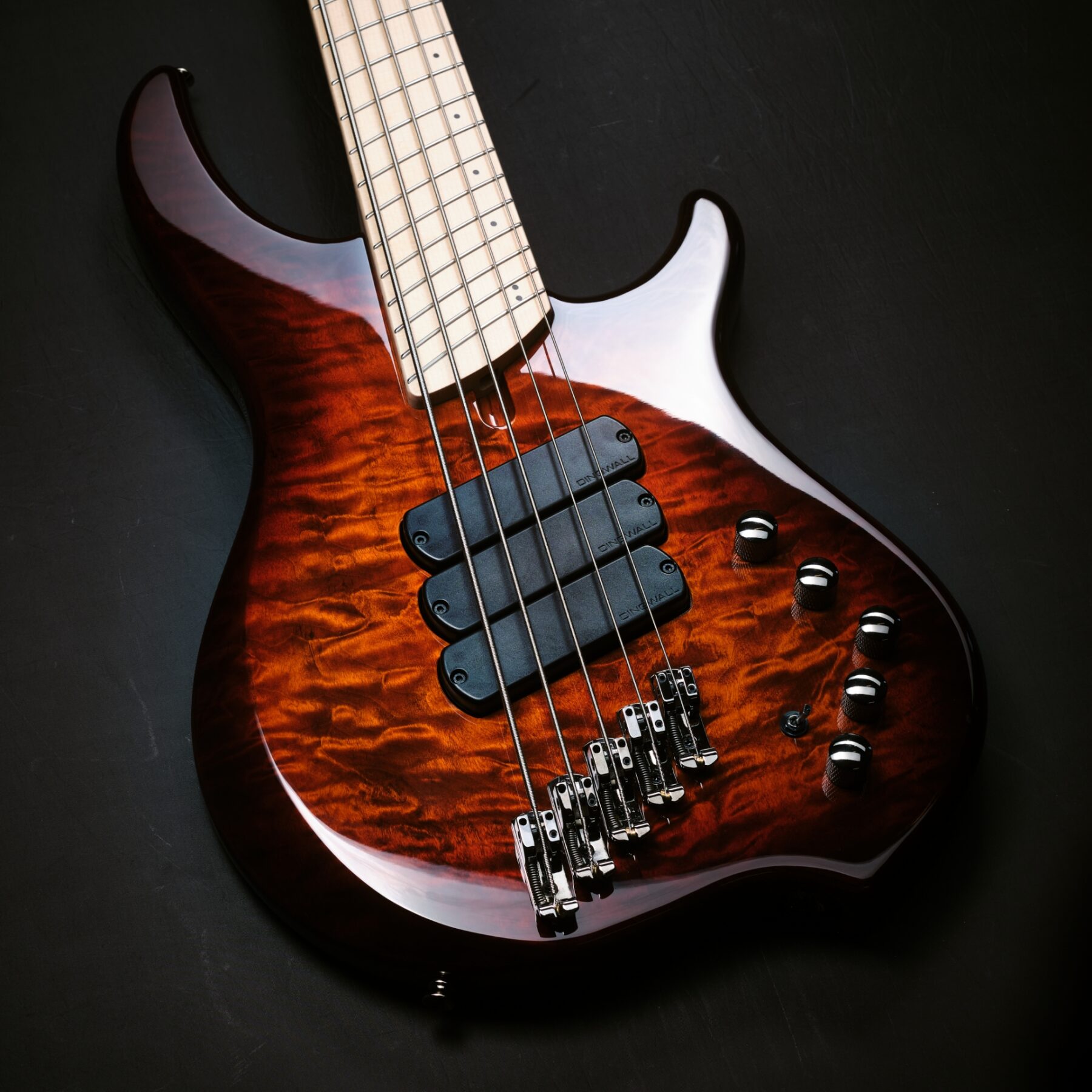 Dingwall Combustion 5 Quilted Maple Vintage Burst | Bass Buddha