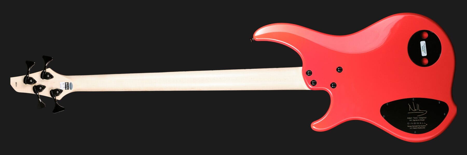 Dingwall NG3-4 Fiesta Red | Bass Buddha