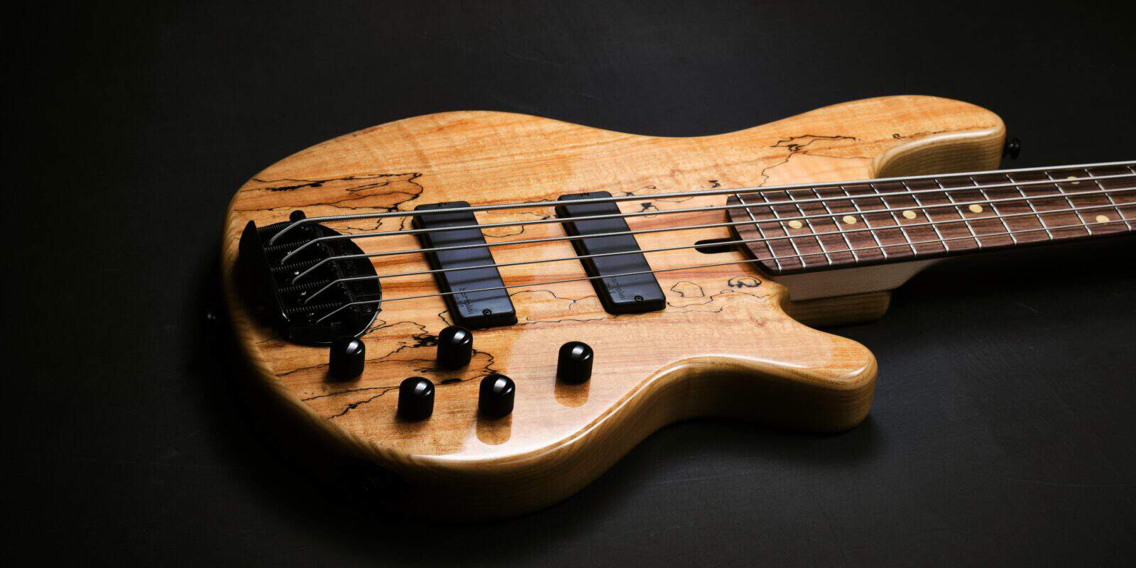 Lakland Skyline 55-01 Spalted Maple Top | Bass Buddha