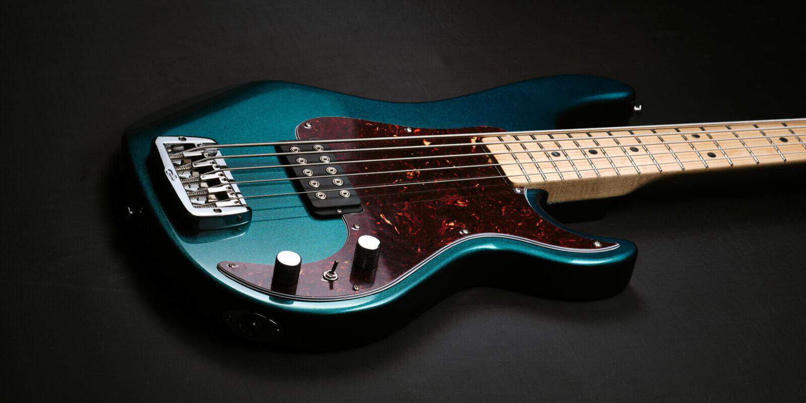 G&L Guitars Kiloton 5 Build To Order USA Emerald Blue Metallic Super ...