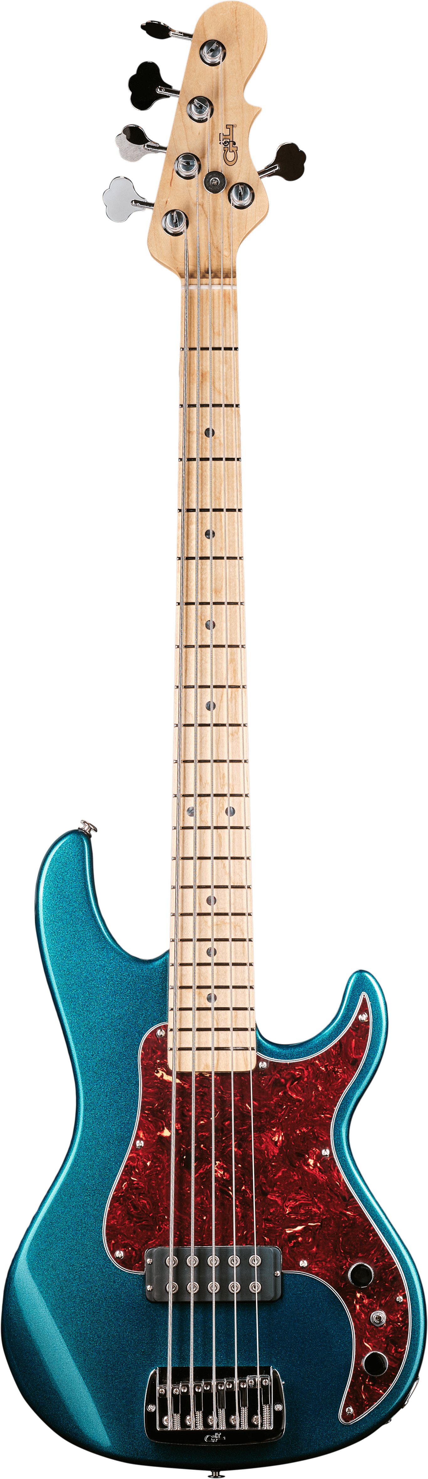 G&L Guitars Kiloton 5 Build To Order USA Emerald Blue Metallic Super ...