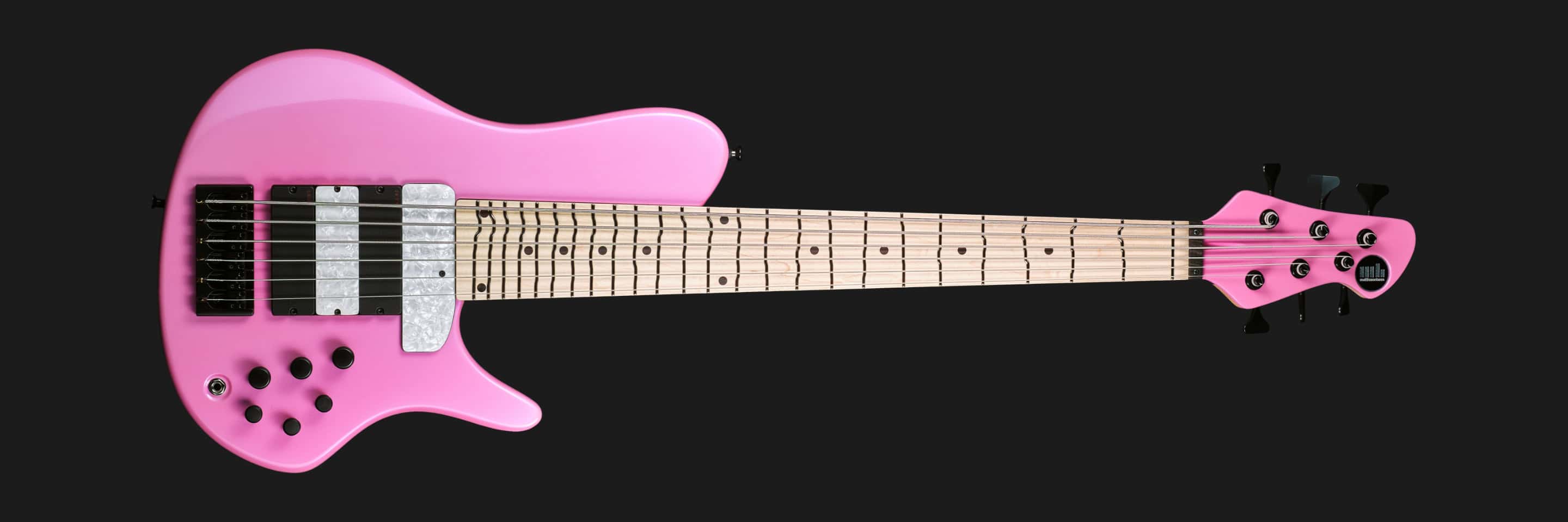 Mattisson HL-6 Pink Pearl 33" True Temperament Frets Team Built | Bass ...