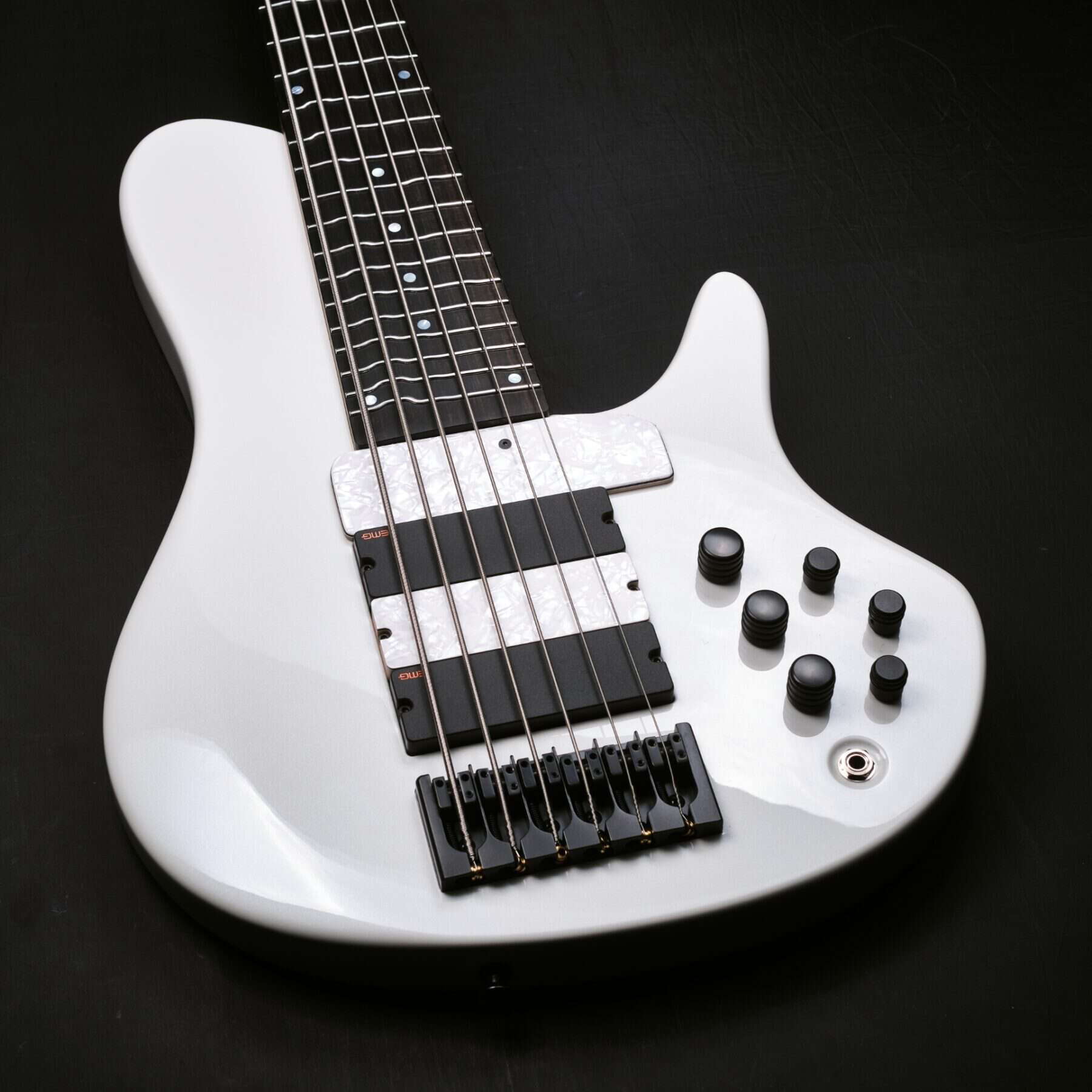 Mattisson HL-6 White Pearl 33" True Temperament Frets Team Built | Bass ...