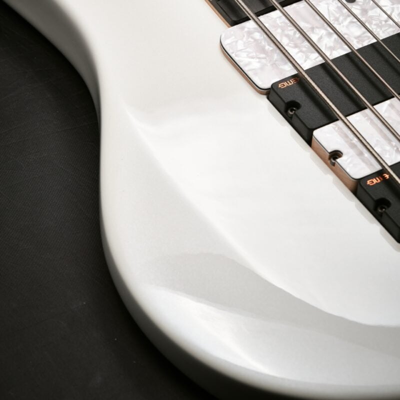 Mattisson HL-6 White Pearl 33" True Temperament Frets Team Built | Bass ...