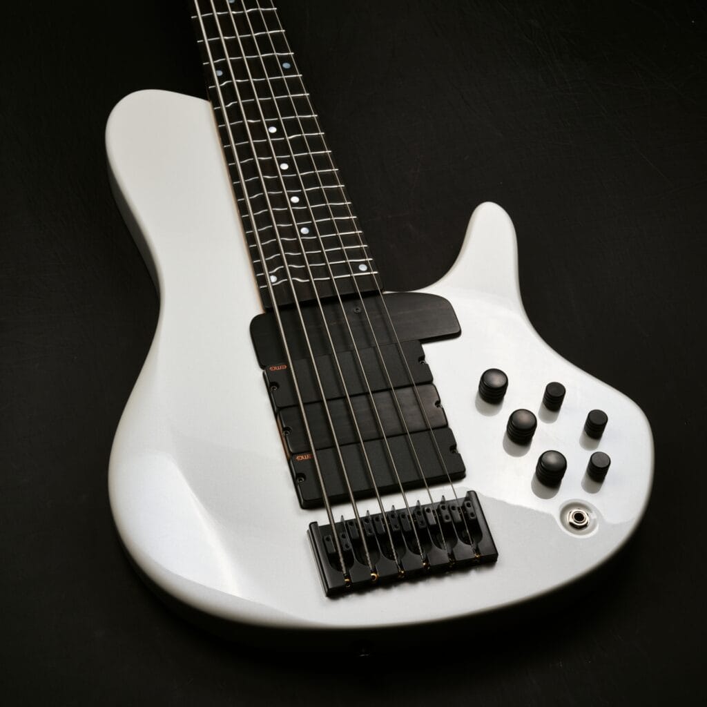 Mattisson HL-6 White Pearl 33" True Temperament Frets Team Built | Bass ...
