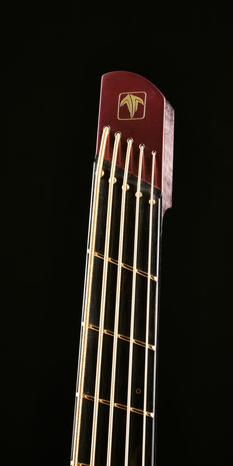Meta Guitars Veil B-5 Midscale Gold Malbec | Bass Buddha