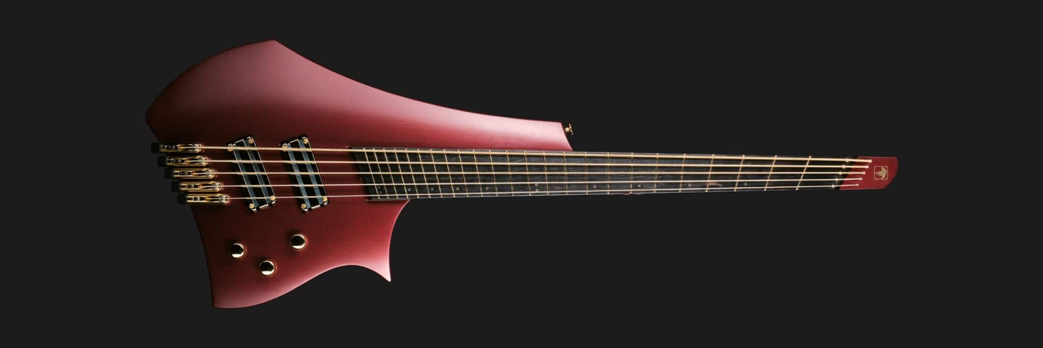 Meta Guitars Veil B-5 Midscale Gold Malbec | Bass Buddha