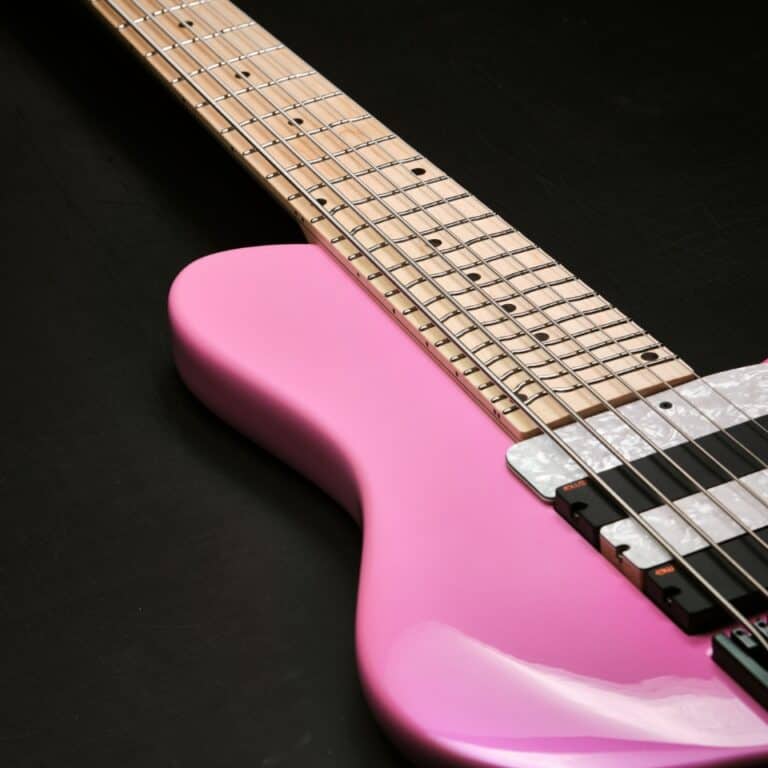 Mattisson HL-6 Pink Pearl 33" True Temperament Frets Team Built | Bass ...