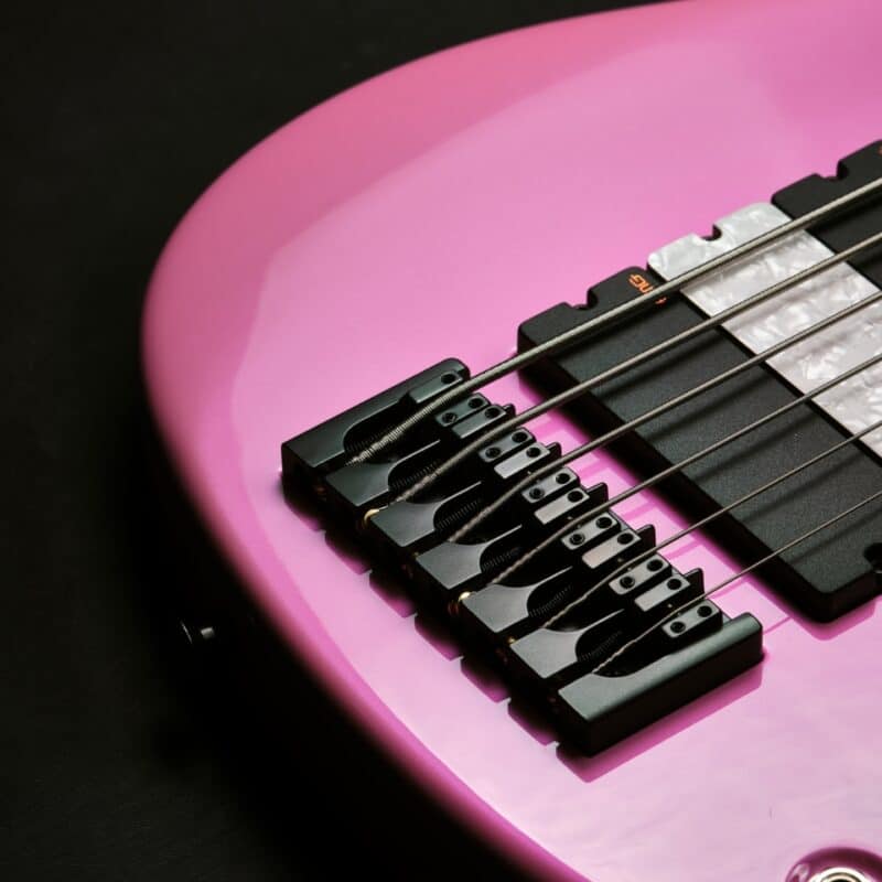 Mattisson HL-6 Pink Pearl 33" True Temperament Frets Team Built | Bass ...