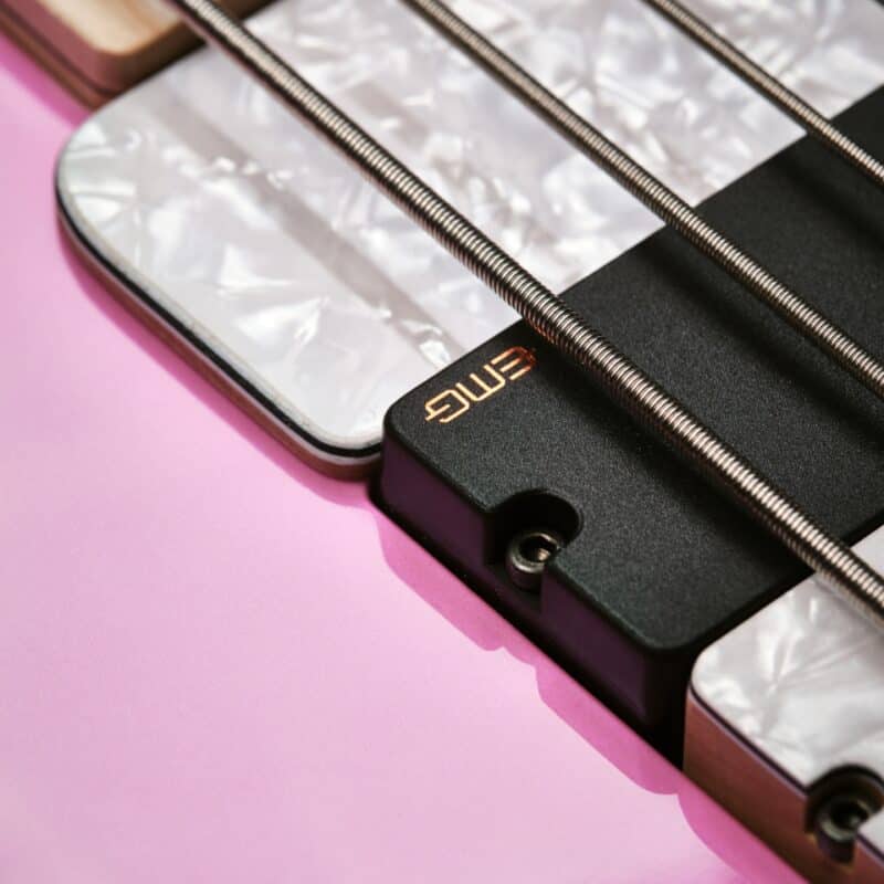 Mattisson HL-6 Pink Pearl 33" True Temperament Frets Team Built | Bass ...