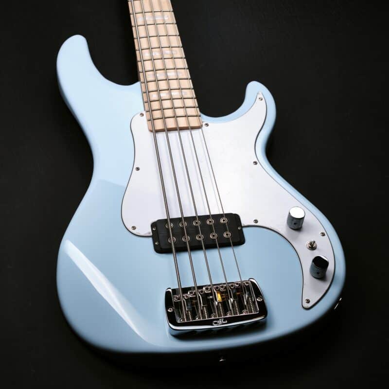 G&L Guitars Kiloton 5 Build To Order USA Sonic Blue Super Light Weight ...