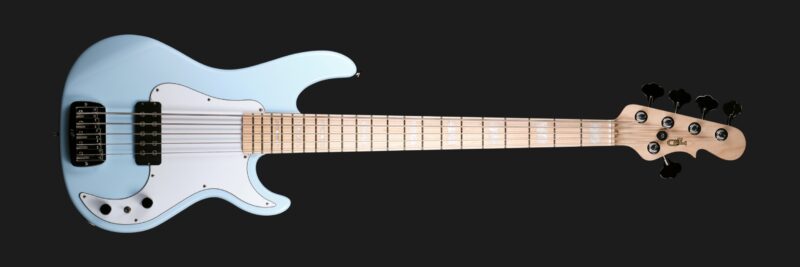 G&L Guitars Kiloton 5 Build To Order USA Sonic Blue Super Light Weight ...