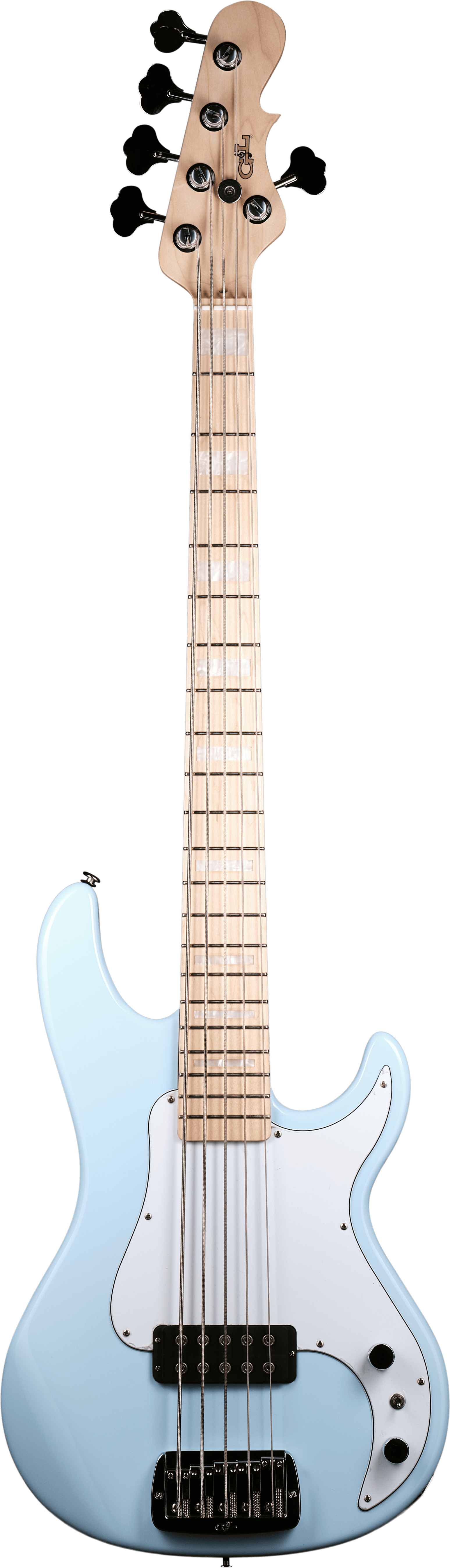 G&L Guitars Kiloton 5 Build To Order USA Sonic Blue Super Light Weight ...