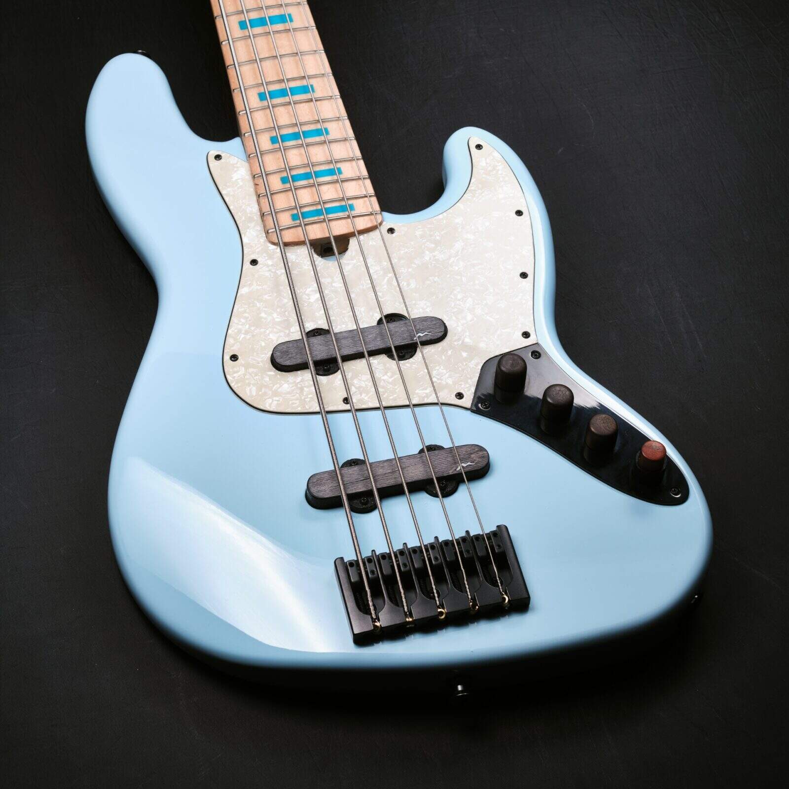 Preowned Marco Bass Guitars TFL-5 Sonic Blue | Bass Buddha