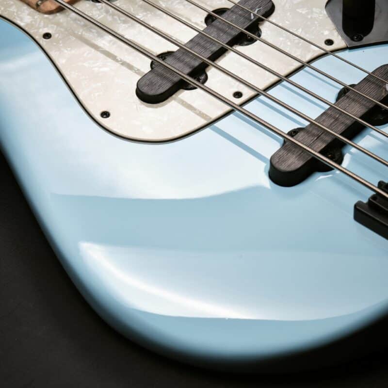 Preowned Marco Bass Guitars TFL-5 Sonic Blue | Bass Buddha