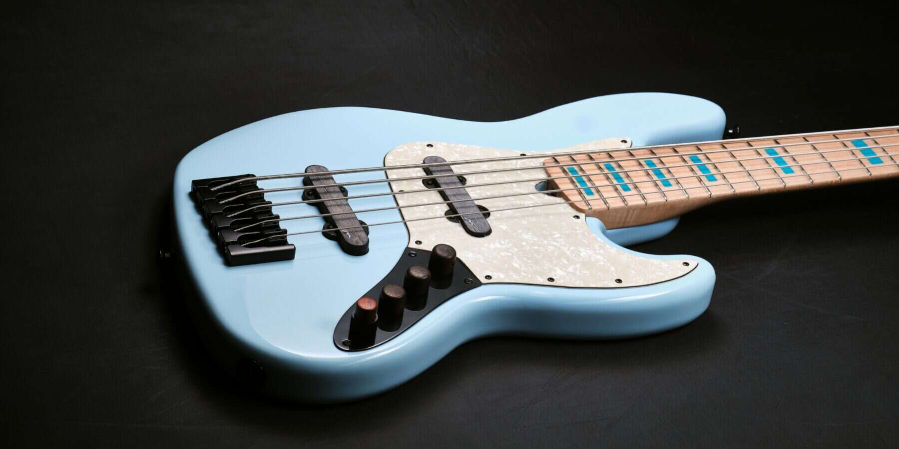 Preowned Marco Bass Guitars TFL-5 Sonic Blue | Bass Buddha