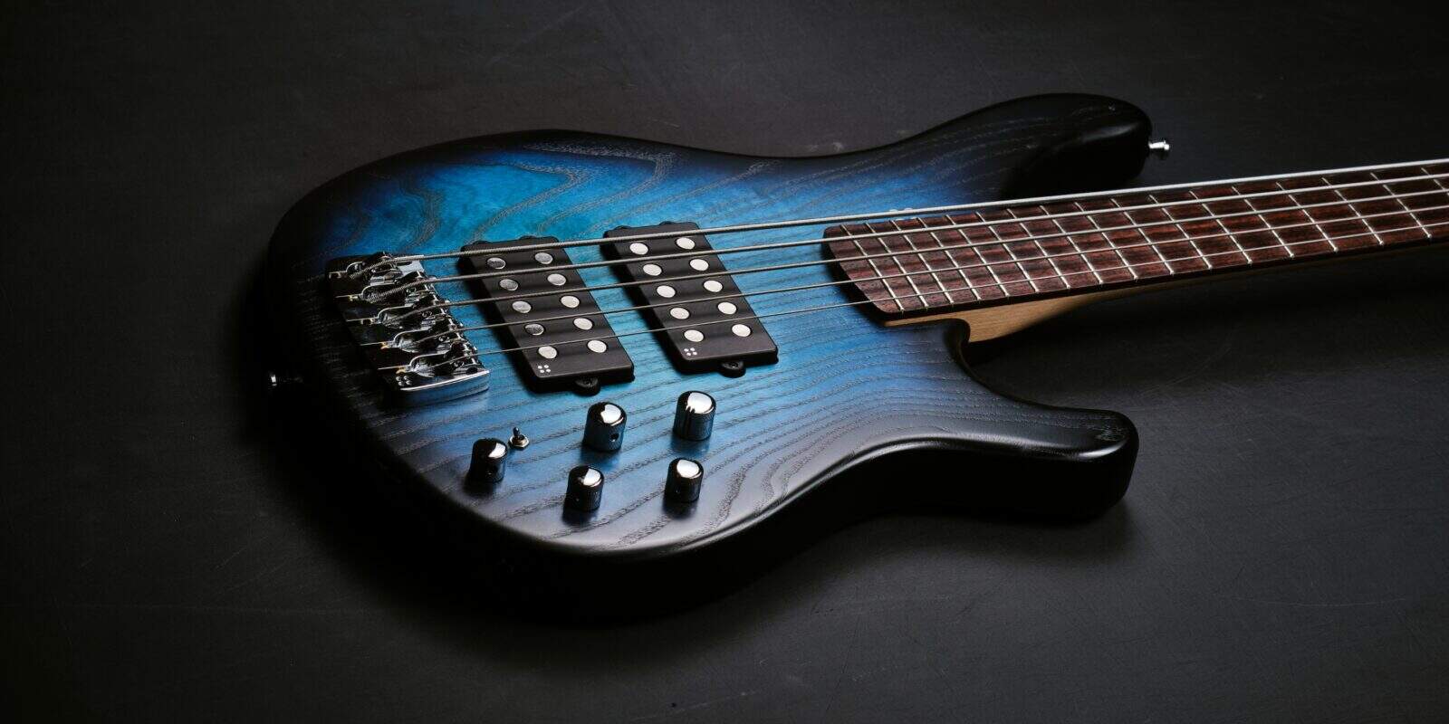 Preowned Sandberg Ken Taylor Standard 5 Matte Blue Burst | Bass Buddha