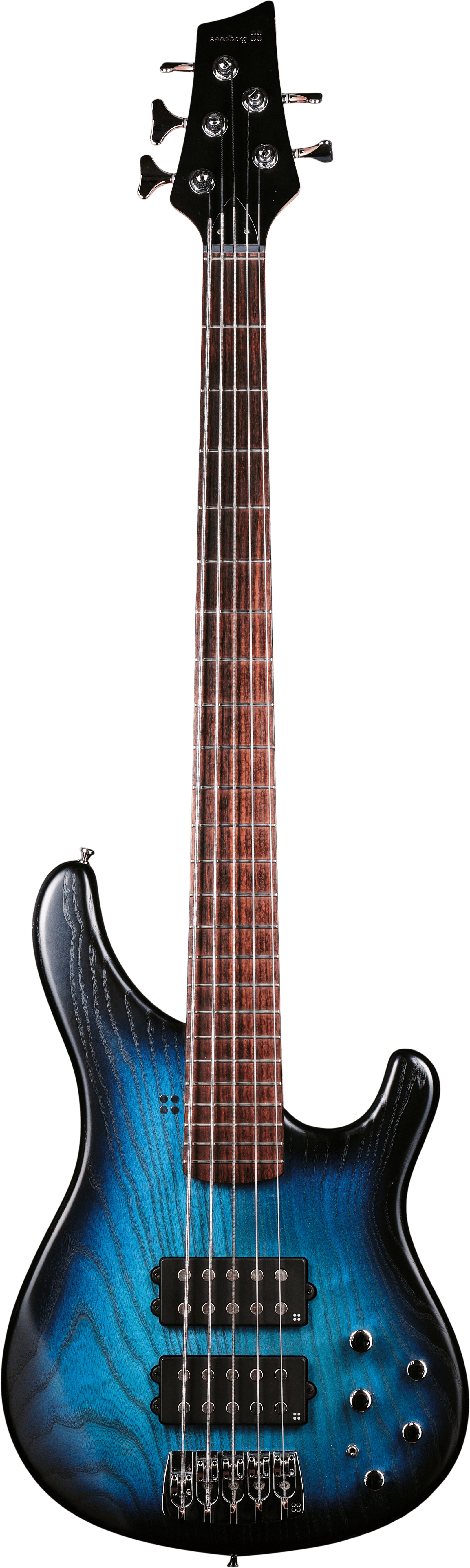 Preowned Sandberg Ken Taylor Standard 5 Matte Blue Burst | Bass Buddha
