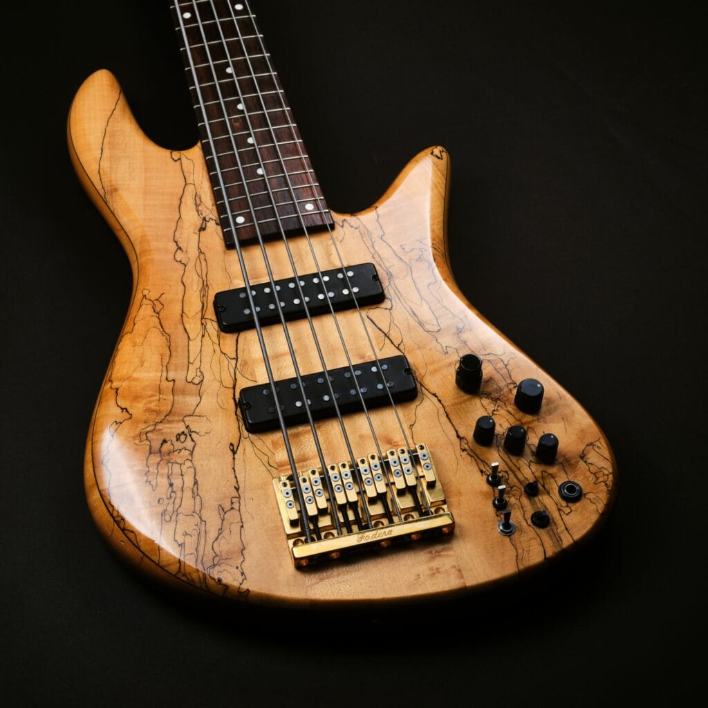 Preowned Fodera Emperor Elite Spalted Maple Top (1997) | Bass Buddha